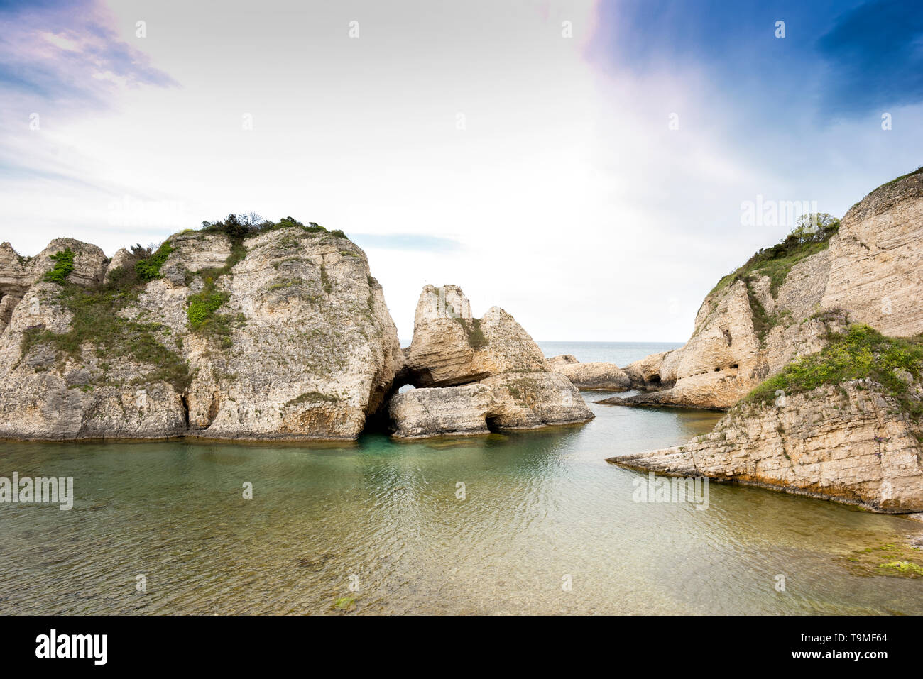 beautiful rocks in the sea Stock Photo - Alamy