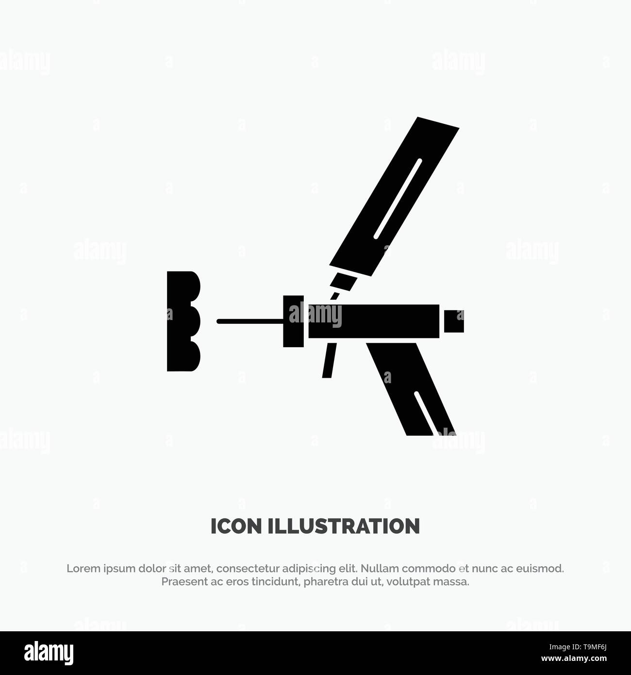 Gun mounting Stock Vector Images - Alamy