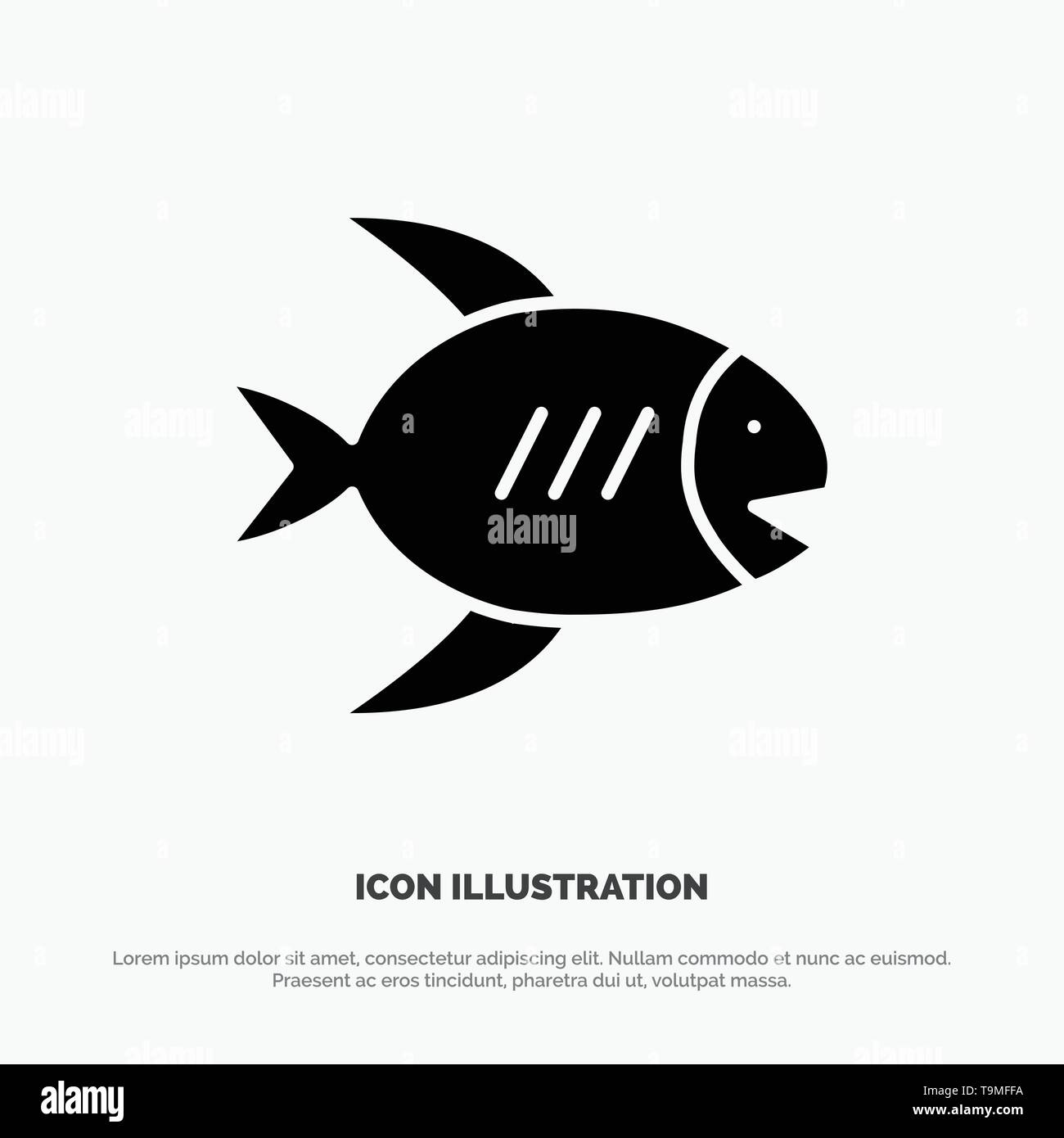 Solid blue fish hi-res stock photography and images - Alamy