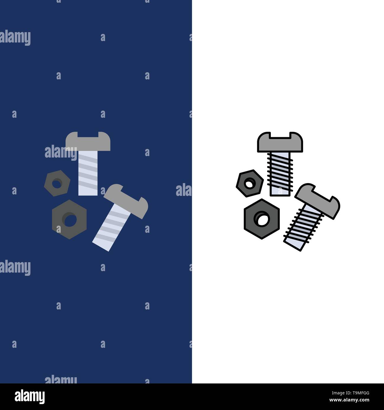 Rivet set Stock Vector Images - Alamy