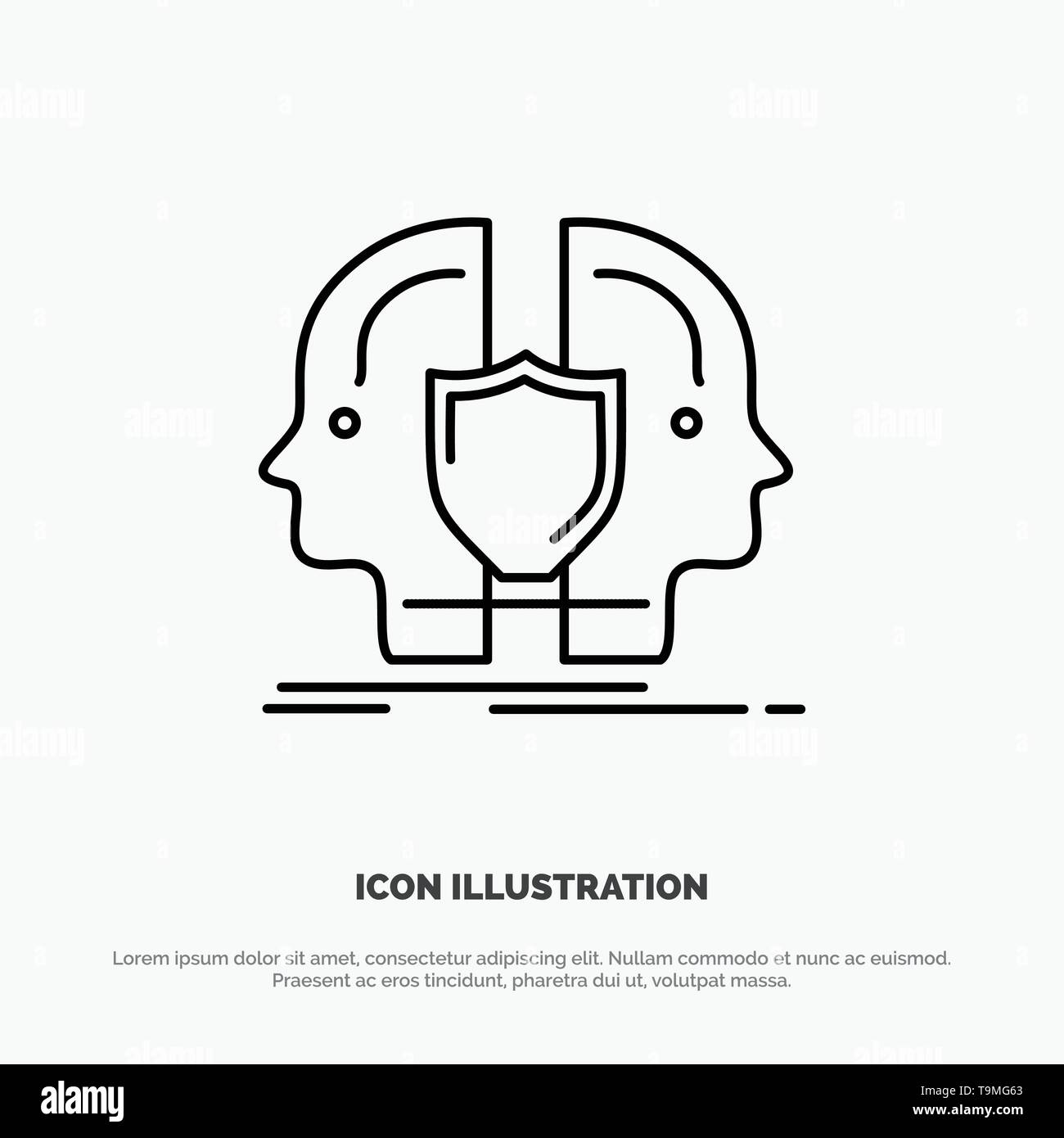 Dual concept vector vectors hi-res stock photography and images - Alamy