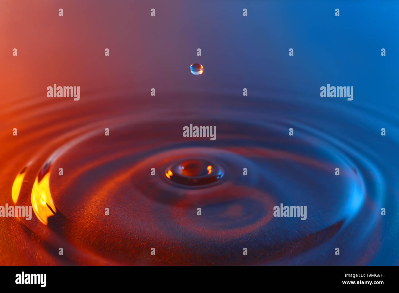 Splash of clean water Stock Photo - Alamy