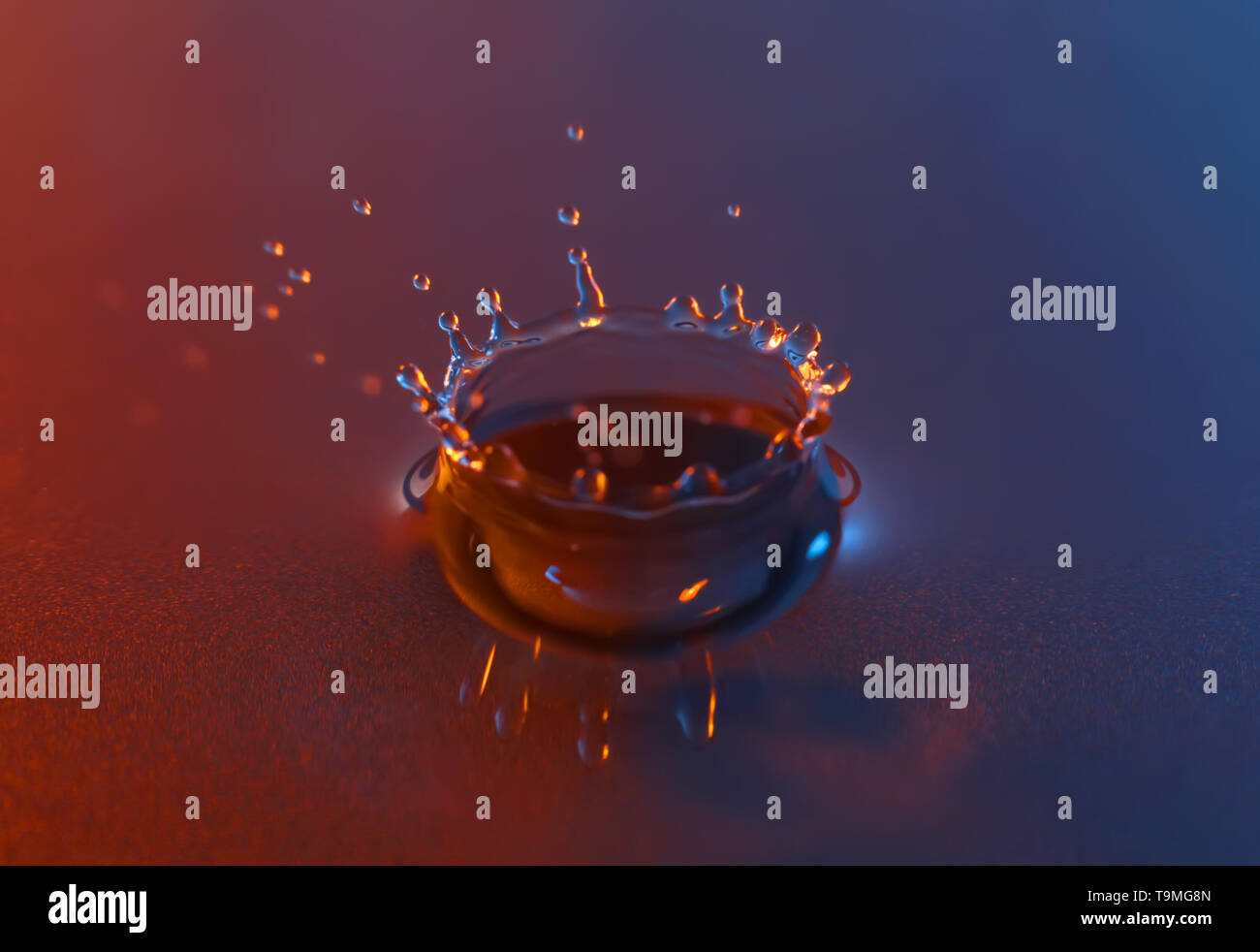 Splash of clean water Stock Photo - Alamy