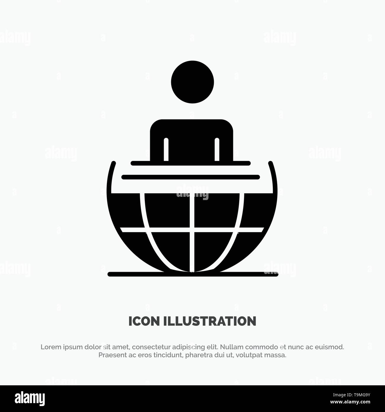 Global process vector vectors Stock Vector Images - Alamy