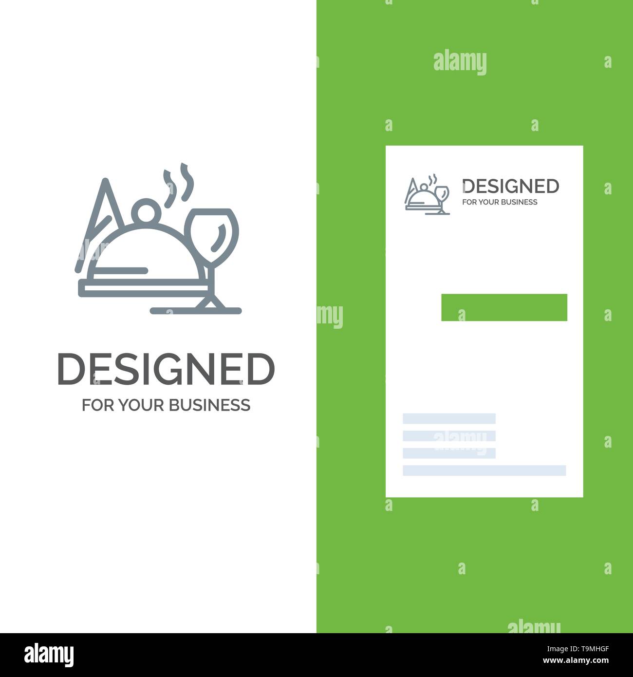 Hotel menu card with food Stock Vector Images - Alamy