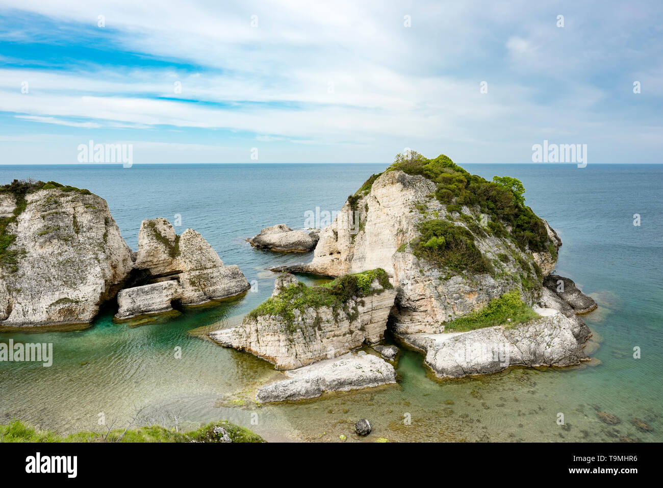 beautiful rocks in the sea Stock Photo - Alamy