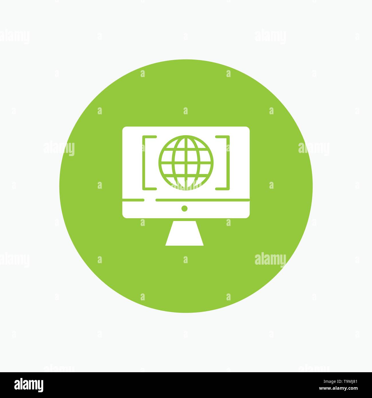 3d laptop computer world globe Stock Vector Images - Alamy