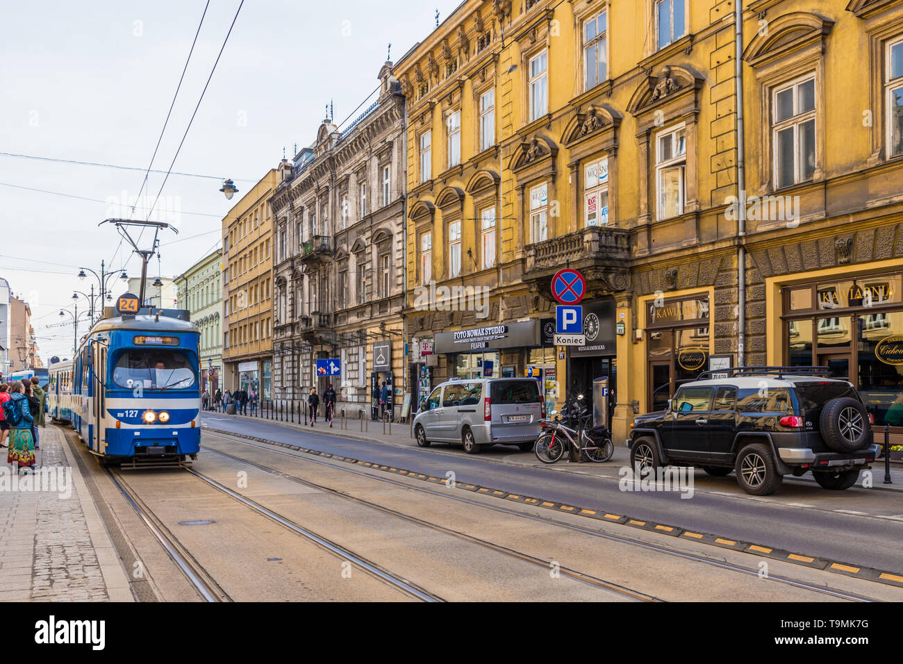 Polish trams hi-res stock photography and images - Alamy