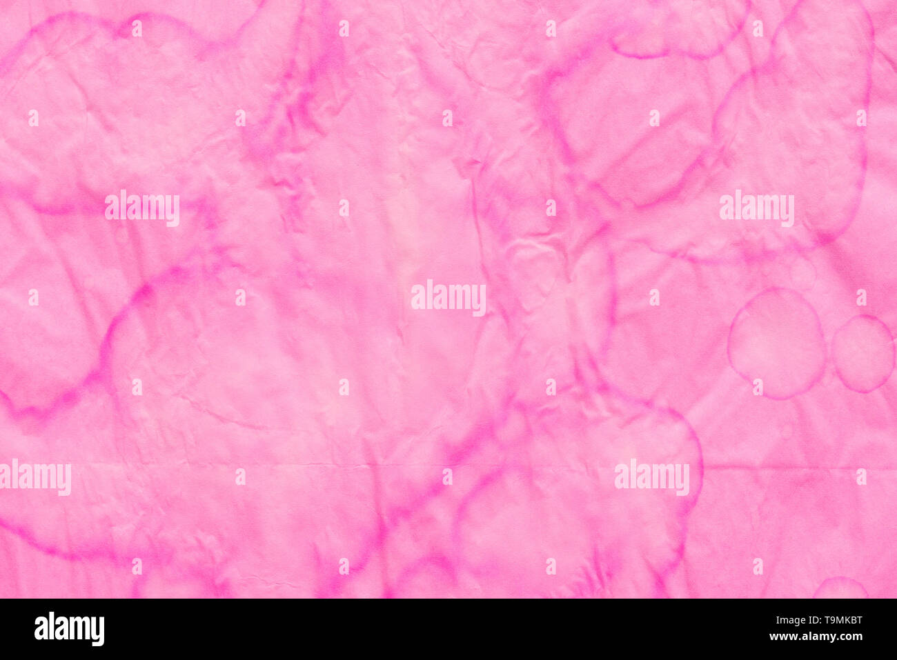 pink color creased paper tissue background texture Stock Photo - Alamy