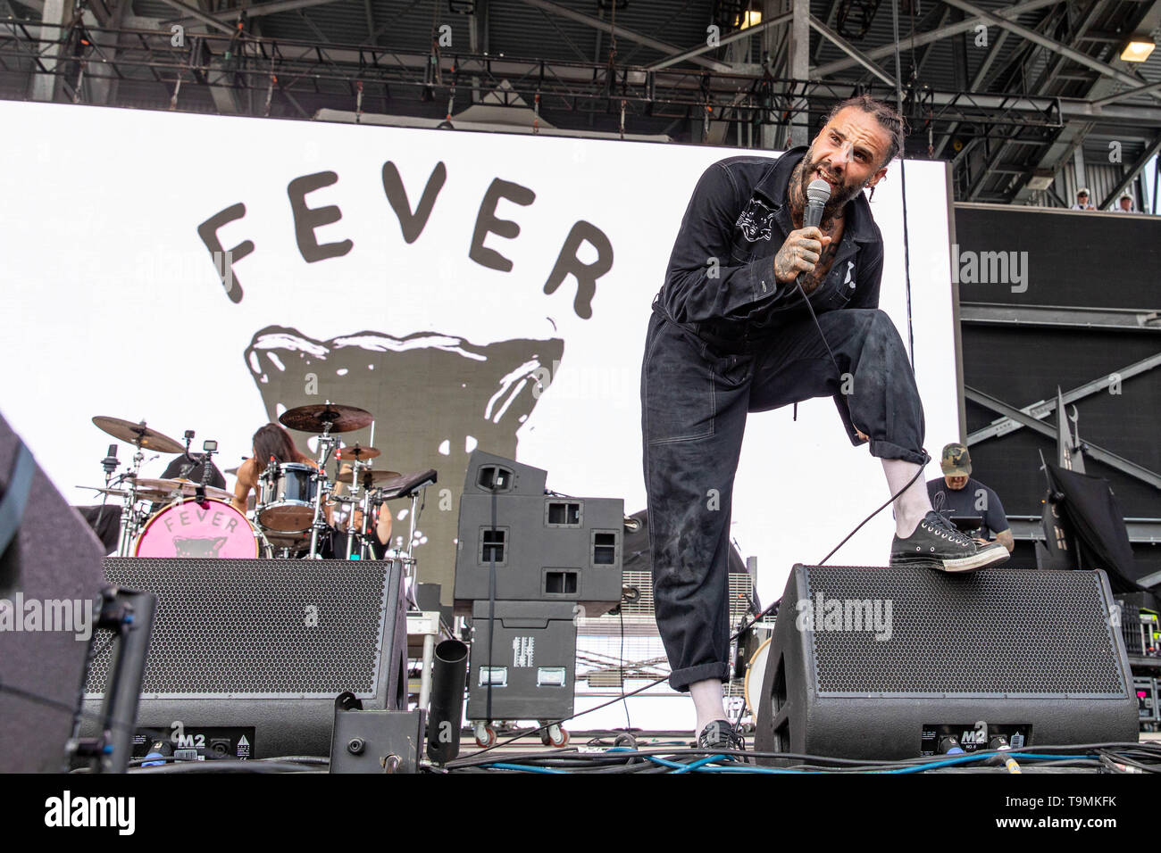 May 18, 2019 - Columbus, Ohio, U.S - JASON AARON BUTLER of Fever 333 ...