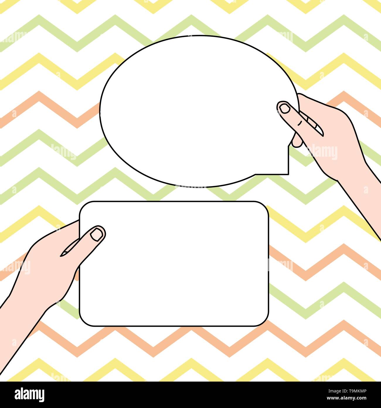 Hands one above the other Stock Vector Images - Alamy