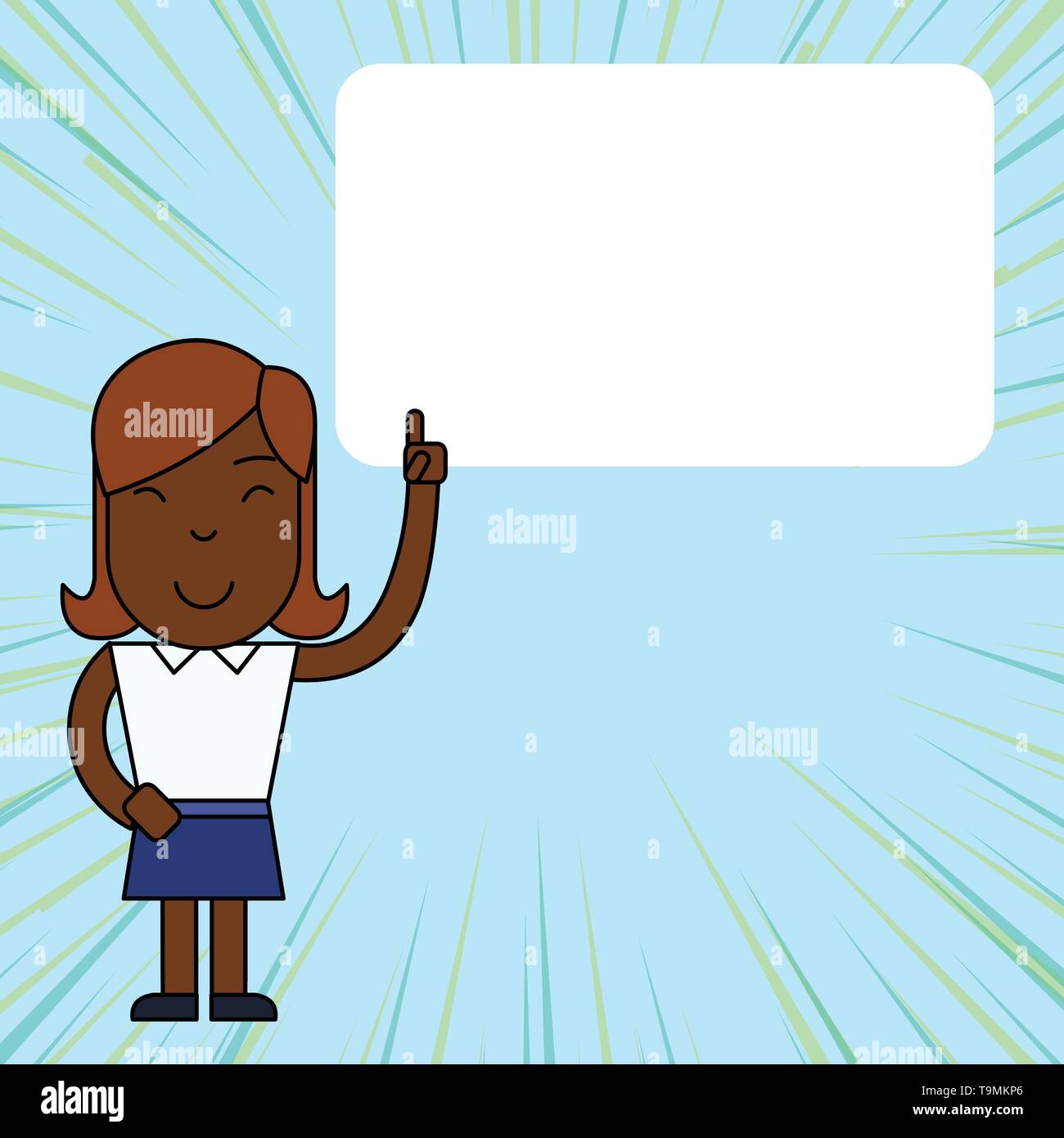 Left hand figure raised Stock Vector Images - Alamy