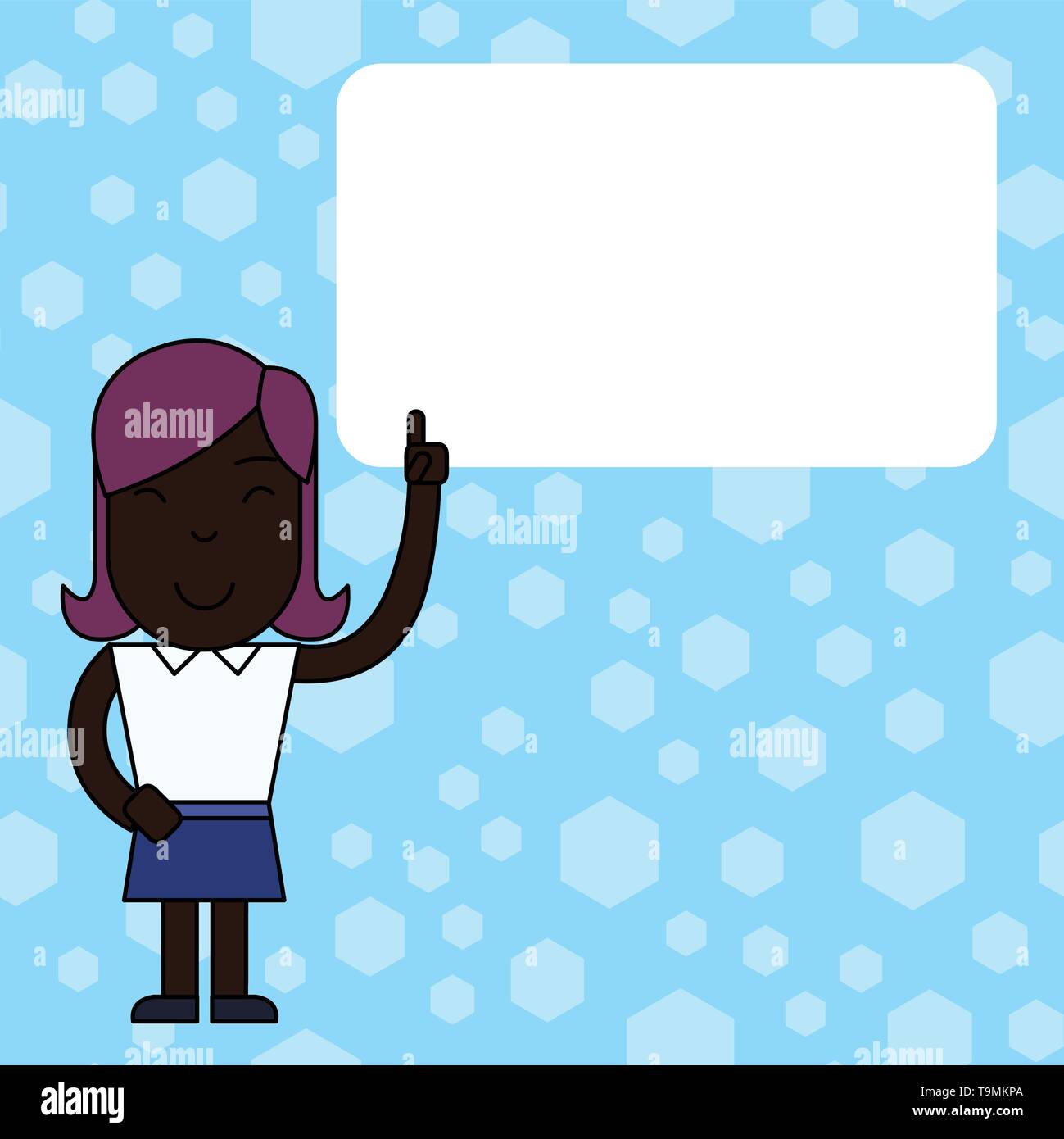 Left hand figure raised Stock Vector Images - Alamy