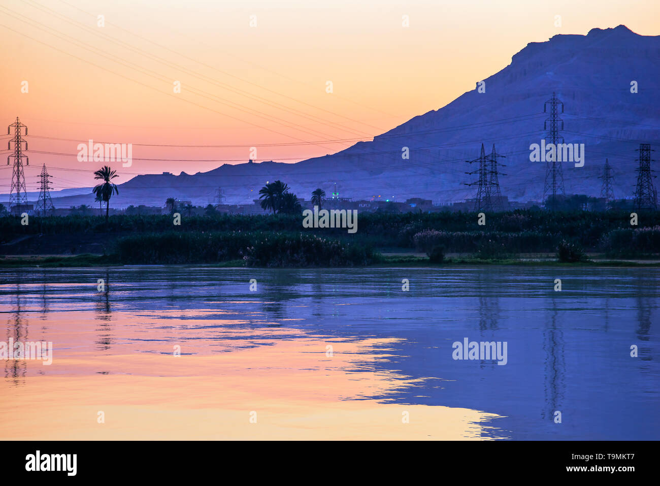 Beautiful view nile river landscape hi-res stock photography and images ...