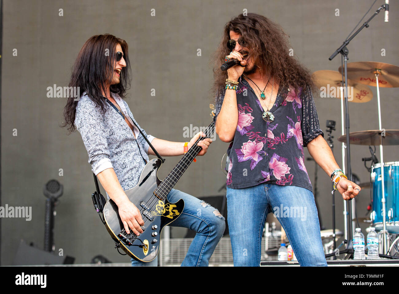 May 18, 2019 - Columbus, Ohio, U.S - NICK FRANTIANNE and EHAB OMRAN of Black Coffee during the ...