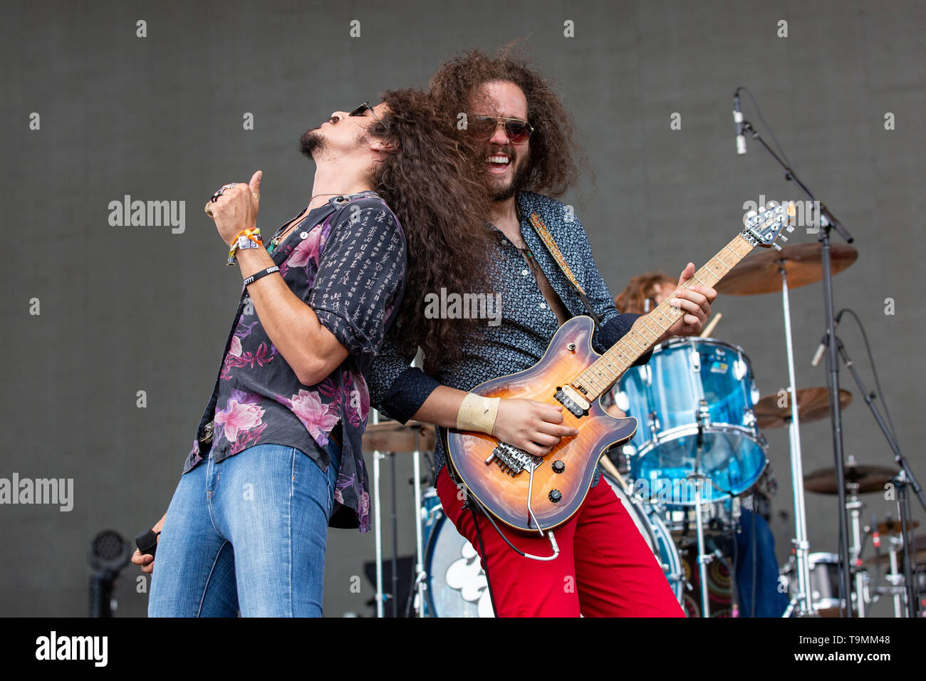 May 18, 2019 - Columbus, Ohio, U.S - EHAB OMRAN and JUSTIN YOUNG of Black Coffee during the ...