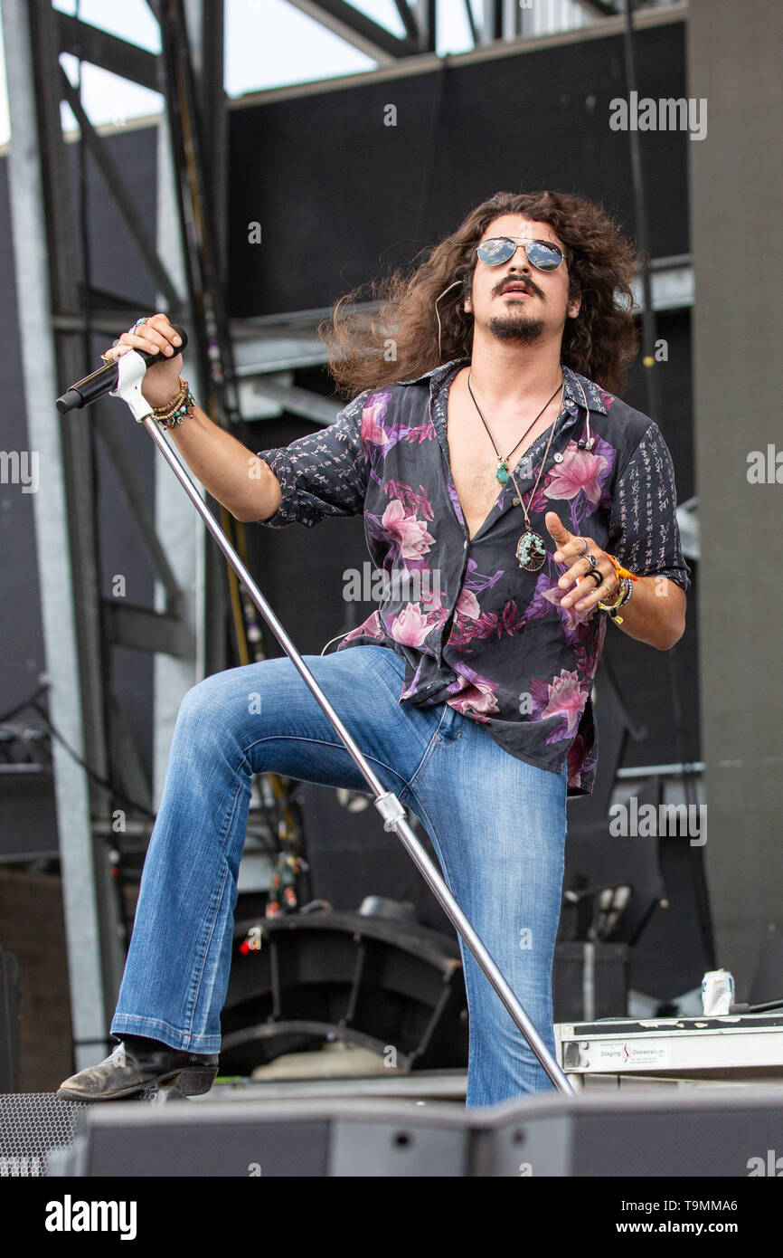 May 18, 2019 - Columbus, Ohio, U.S - EHAB OMRAN of Black Coffee during the Sonic Temple Music ...