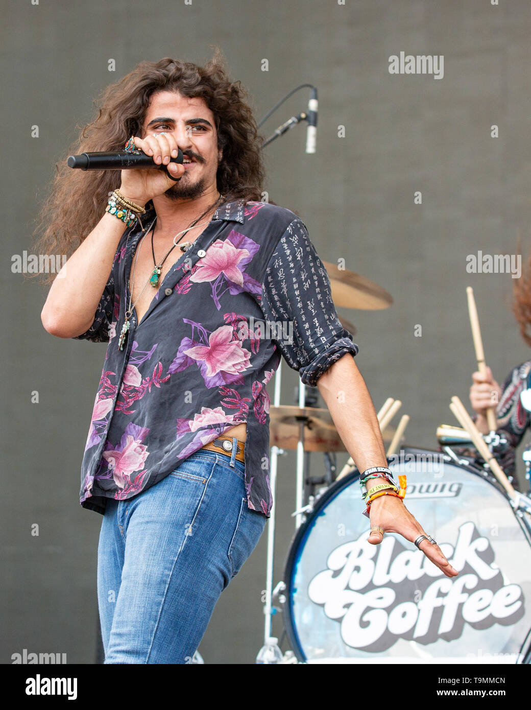 May 18, 2019 - Columbus, Ohio, U.S - EHAB OMRAN of Black Coffee during the Sonic Temple Music ...
