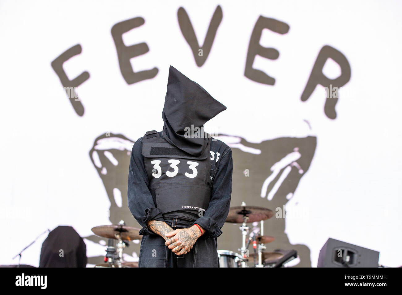 May 18, 2019 - Columbus, Ohio, U.S - JASON AARON BUTLER of Fever 333 ...