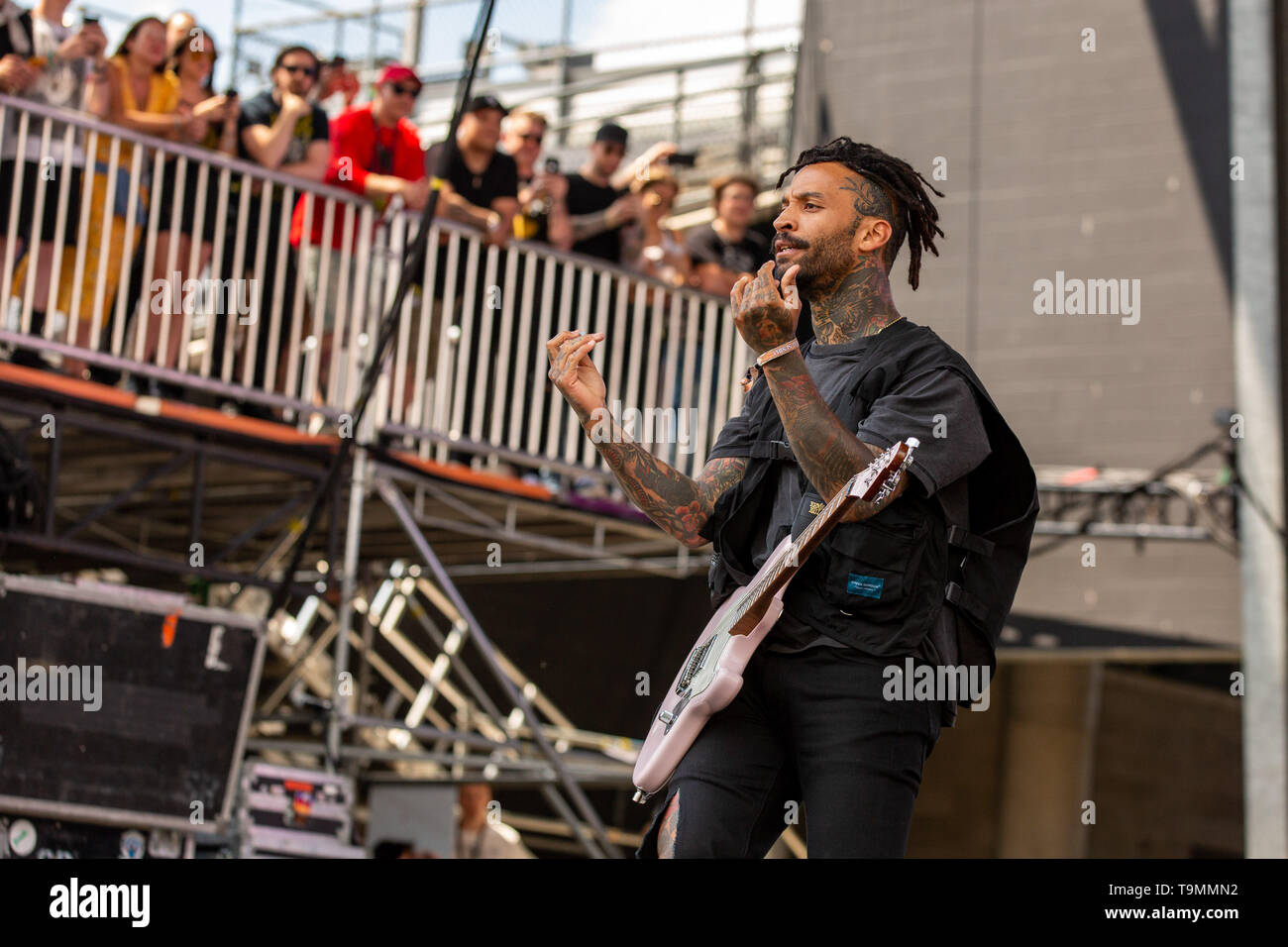 May 18, 2019 - Columbus, Ohio, U.S - STEPHEN HARRISON of Fever 333 ...
