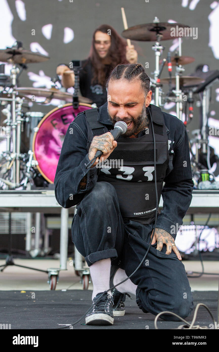 May 18, 2019 - Columbus, Ohio, U.S - JASON AARON BUTLER (front) and ...
