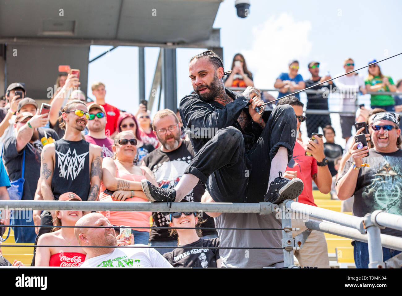 May 18, 2019 - Columbus, Ohio, U.S - JASON AARON BUTLER of Fever 333 ...