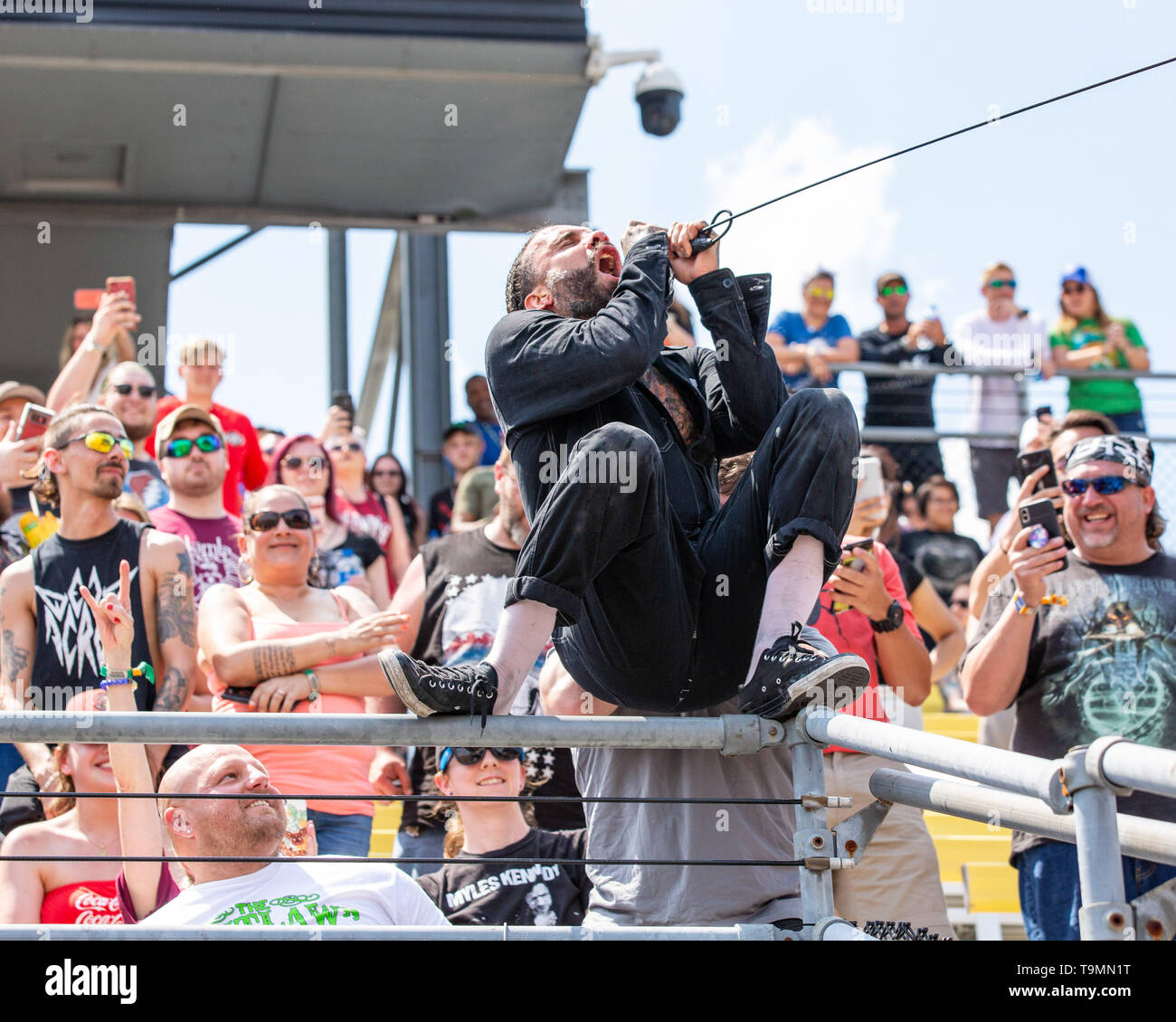 May 18, 2019 - Columbus, Ohio, U.S - JASON AARON BUTLER of Fever 333 ...