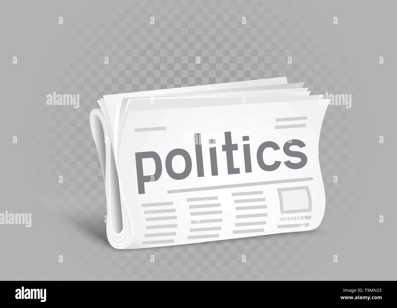political newspaper icon Stock Vector Image & Art - Alamy