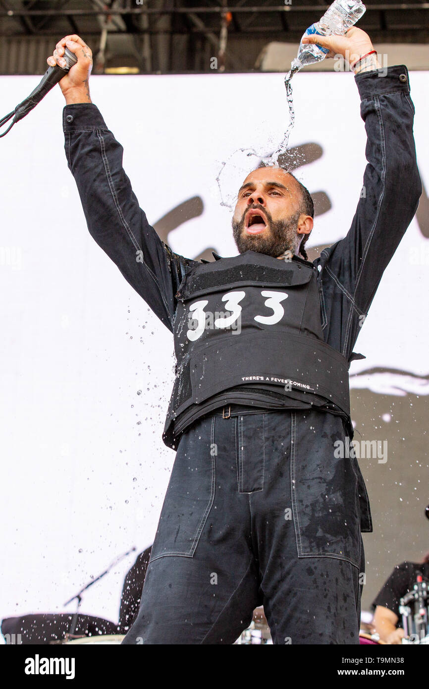 May 18, 2019 - Columbus, Ohio, U.S - JASON AARON BUTLER of Fever 333 ...