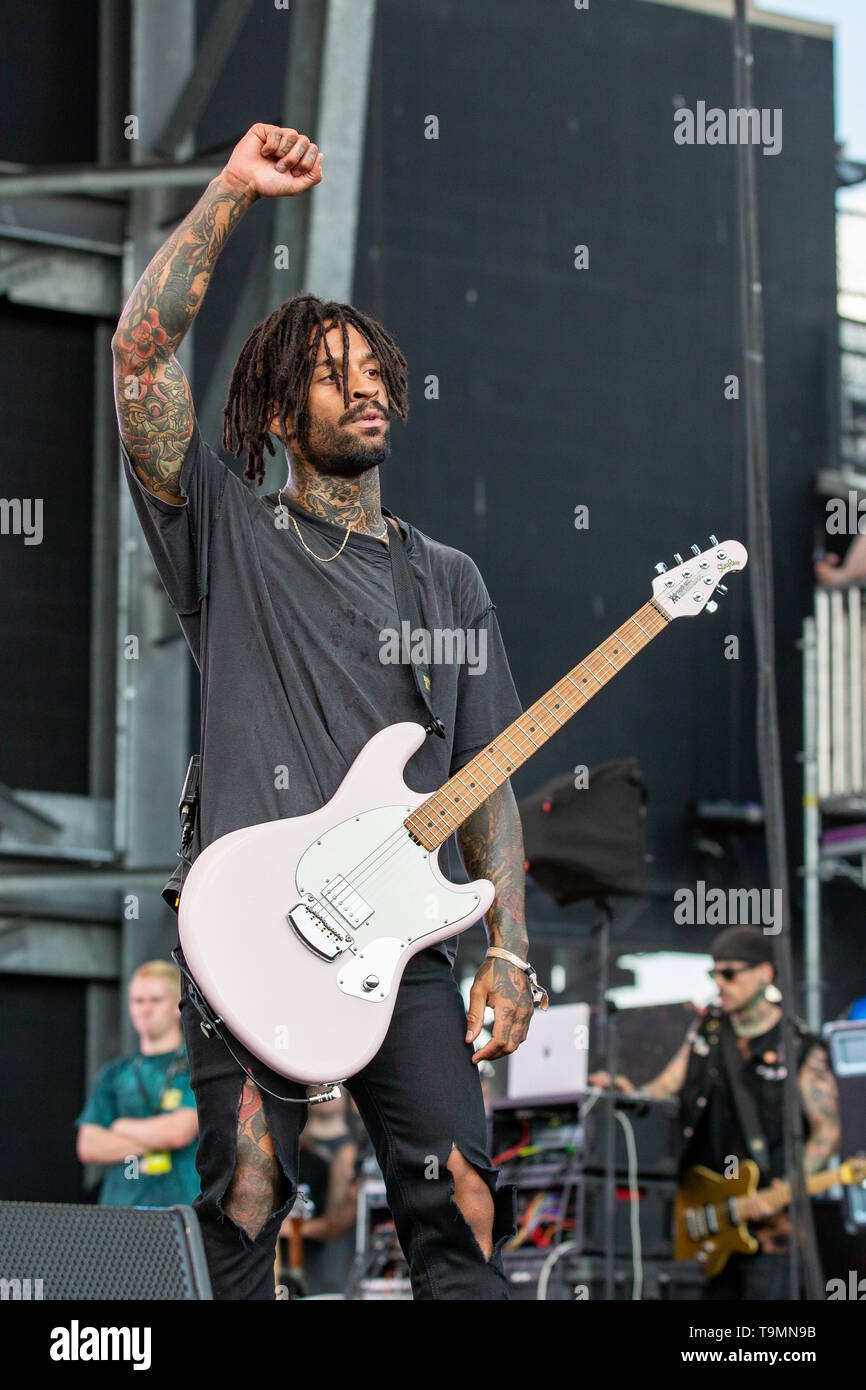 May 18, 2019 - Columbus, Ohio, U.S - STEPHEN HARRISON of Fever 333 ...