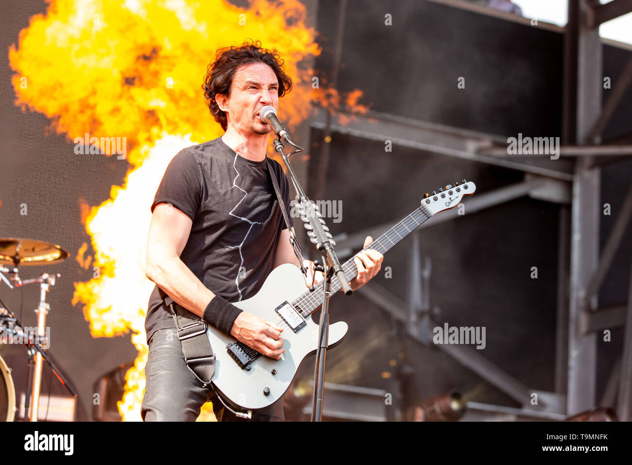 May 18, 2019 - Columbus, Ohio, U.S - JOE DUPLANTIER of Gojira during ...