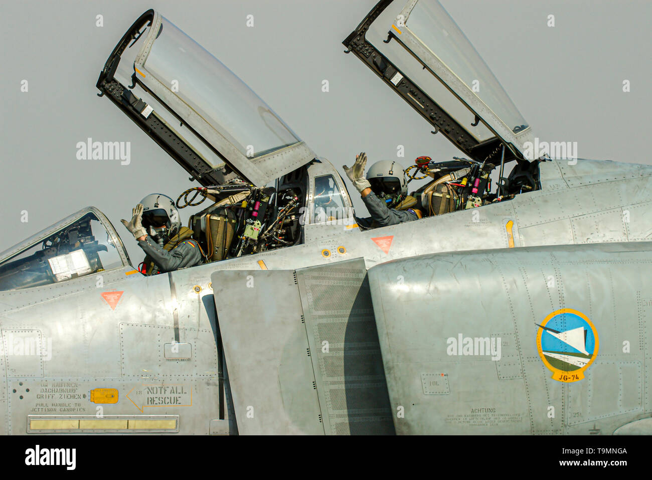 German Air Force McDonnell Douglas F-4 Phantom II jet fighter plane of ...