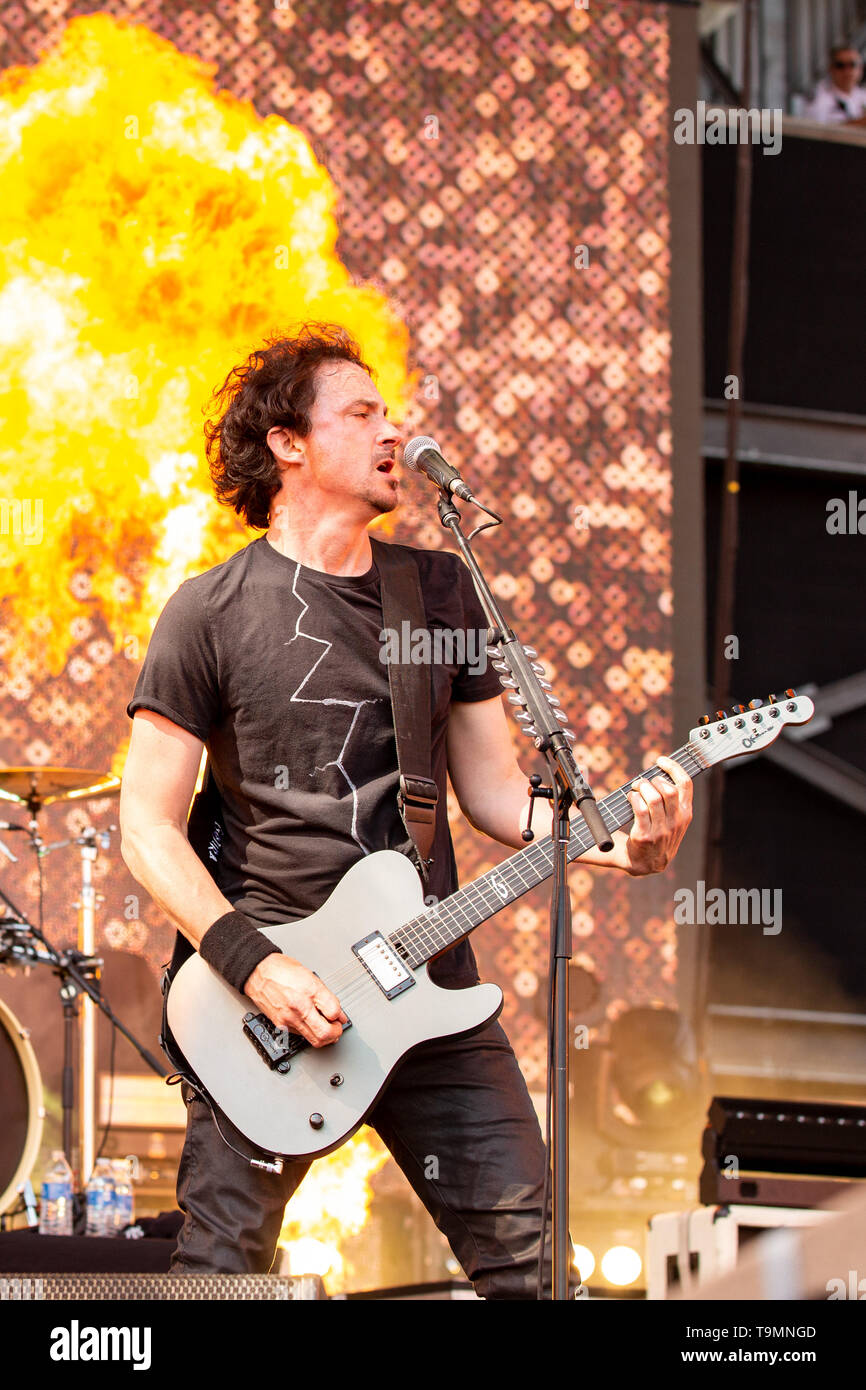 May 18, 2019 - Columbus, Ohio, U.S - JOE DUPLANTIER of Gojira during ...