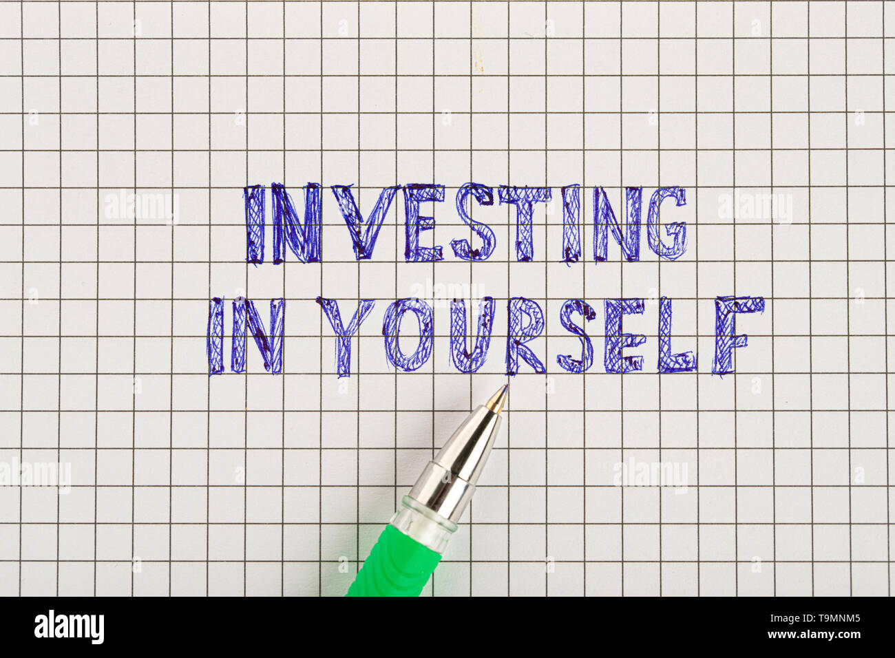 Invest in yourself. Personal development and education concept ...