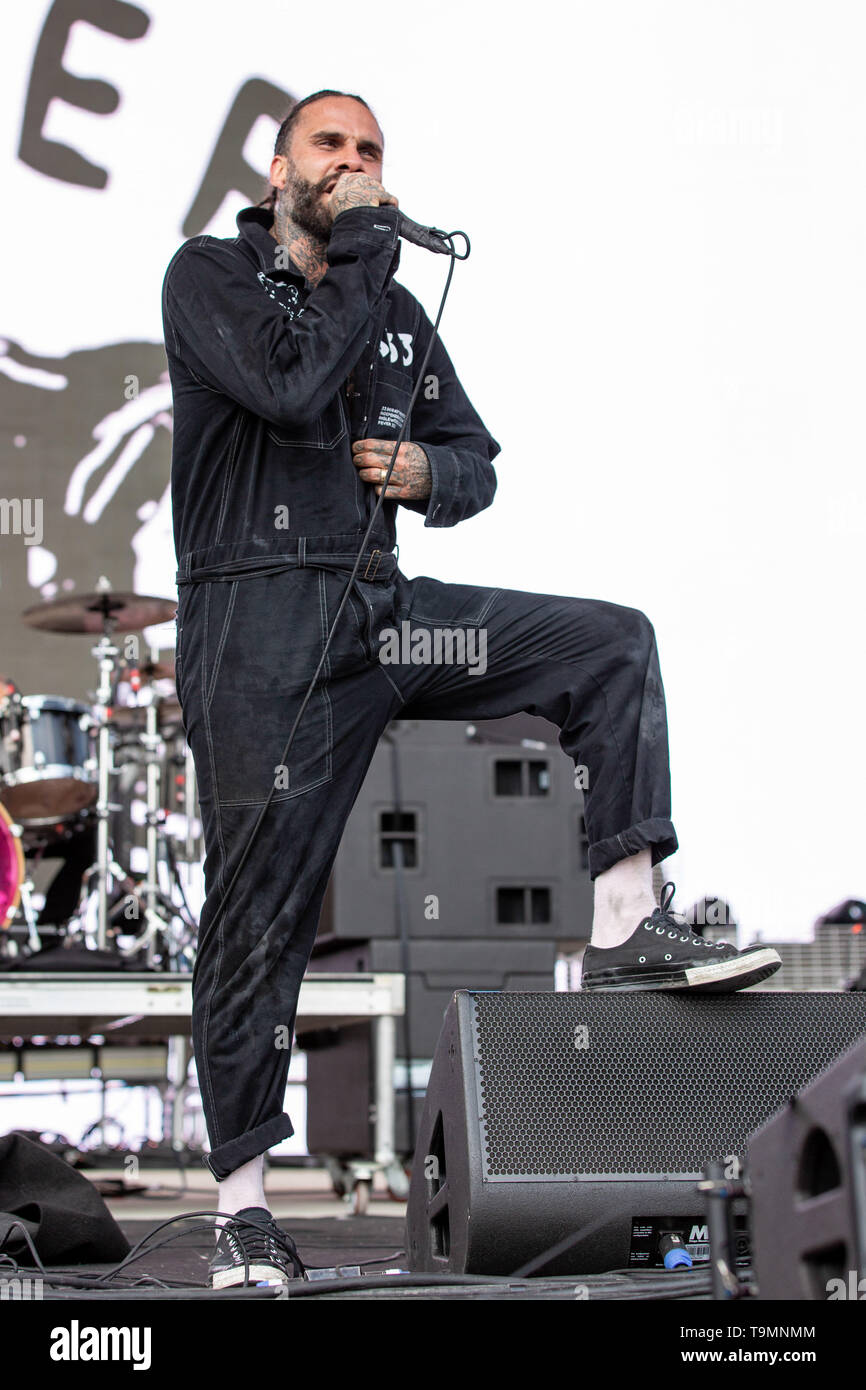 May 18, 2019 - Columbus, Ohio, U.S - JASON AARON BUTLER of Fever 333 ...