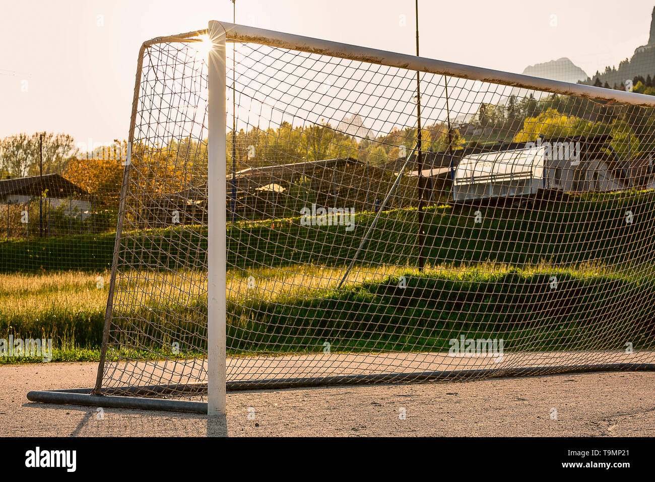 Goal post .Football Stock Photo - Alamy