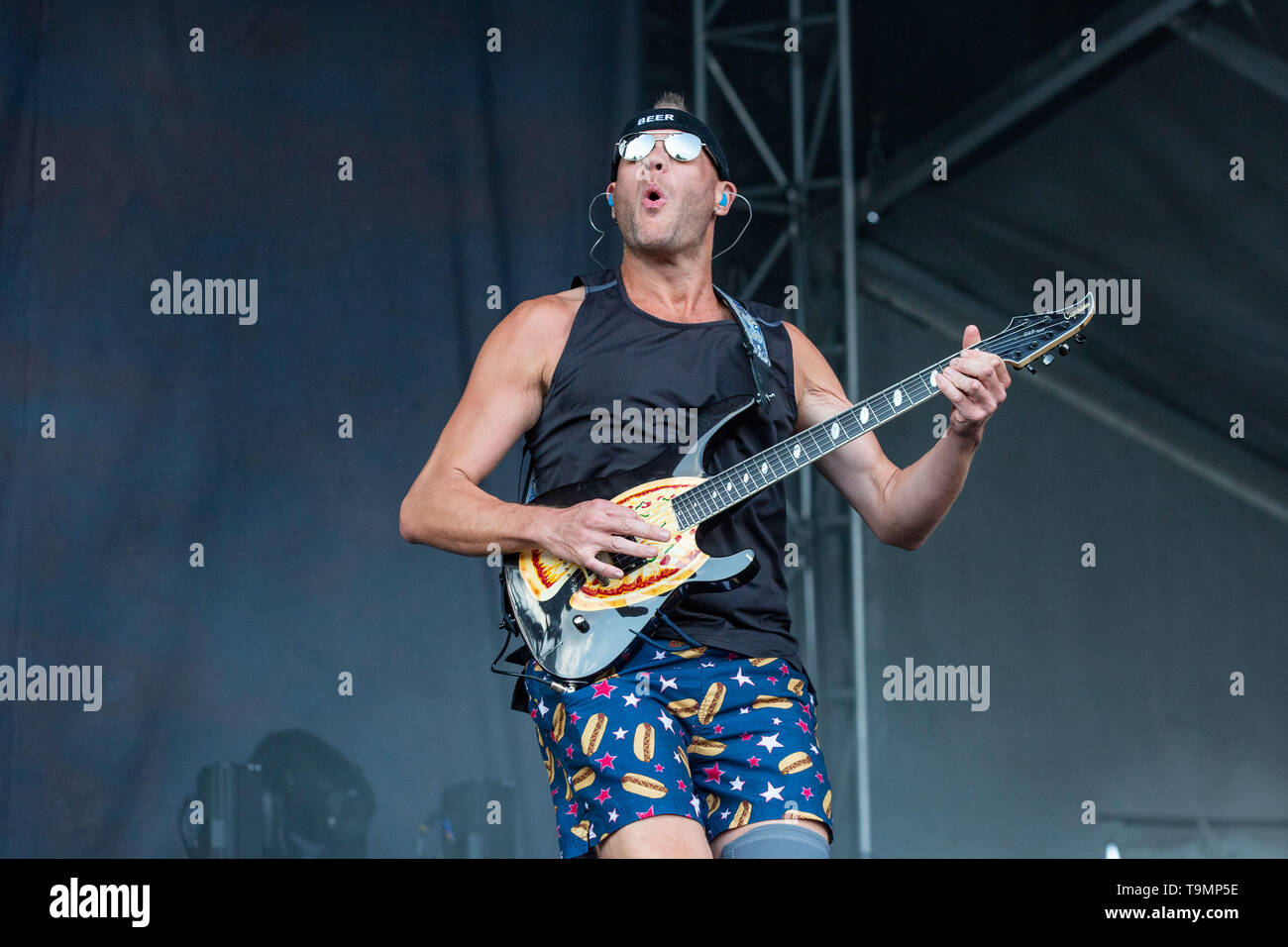 May 18, 2019 - Columbus, Ohio, U.S - ADAM DUTKIEWICZ of Killswitch ...