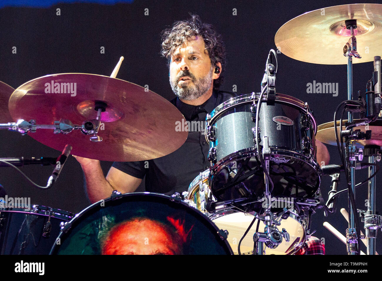 May 18, 2019 - Columbus, Ohio, U.S - TONY PALERMO of Papa Roach during ...
