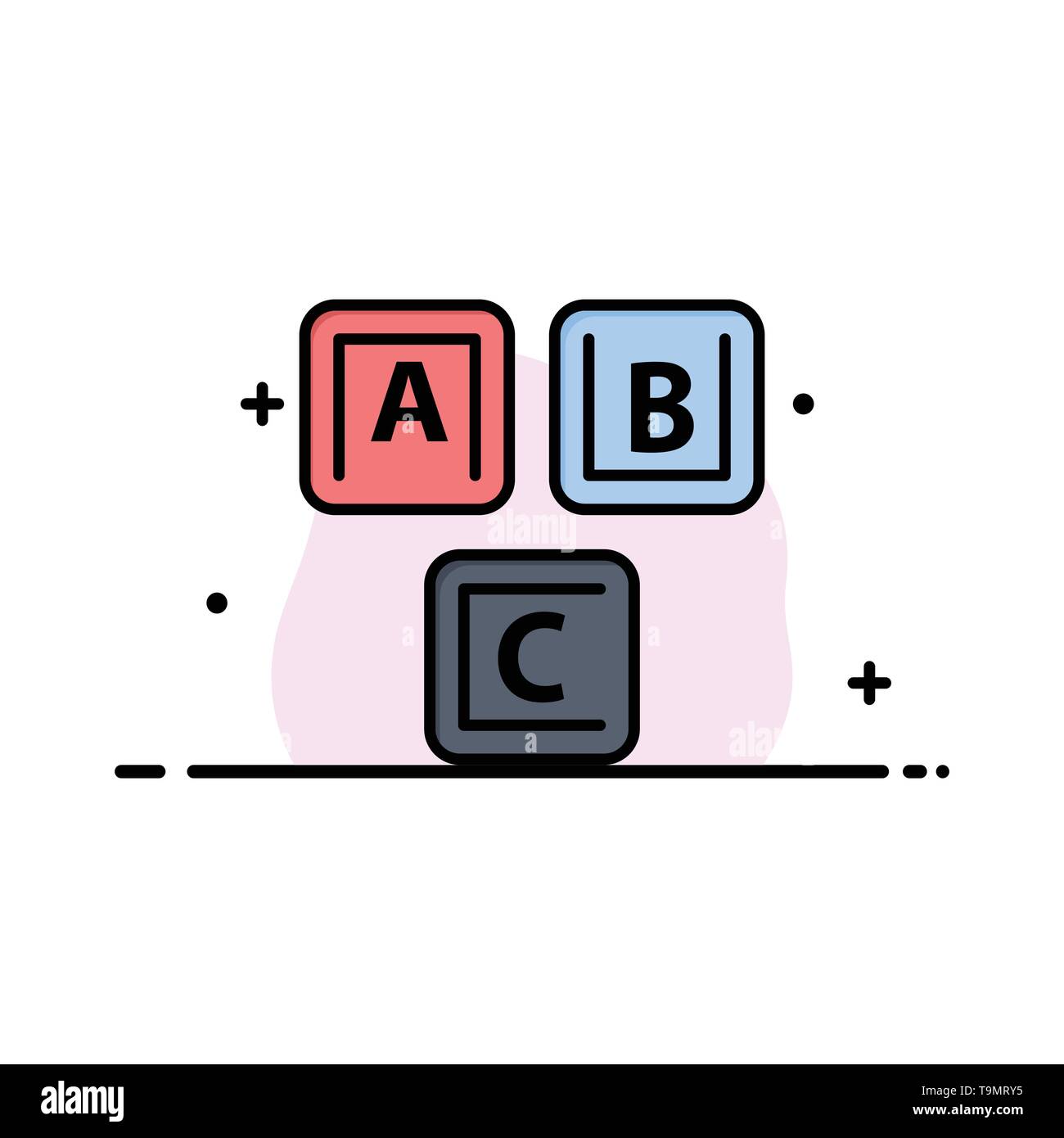 Alphabetical template Stock Vector Images - Alamy