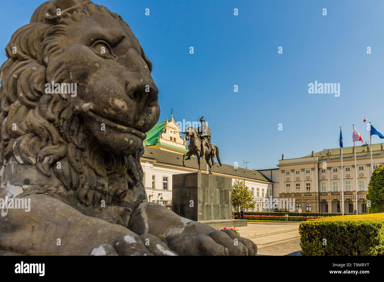A typical view in Warsaw in Poland Stock Photo - Alamy
