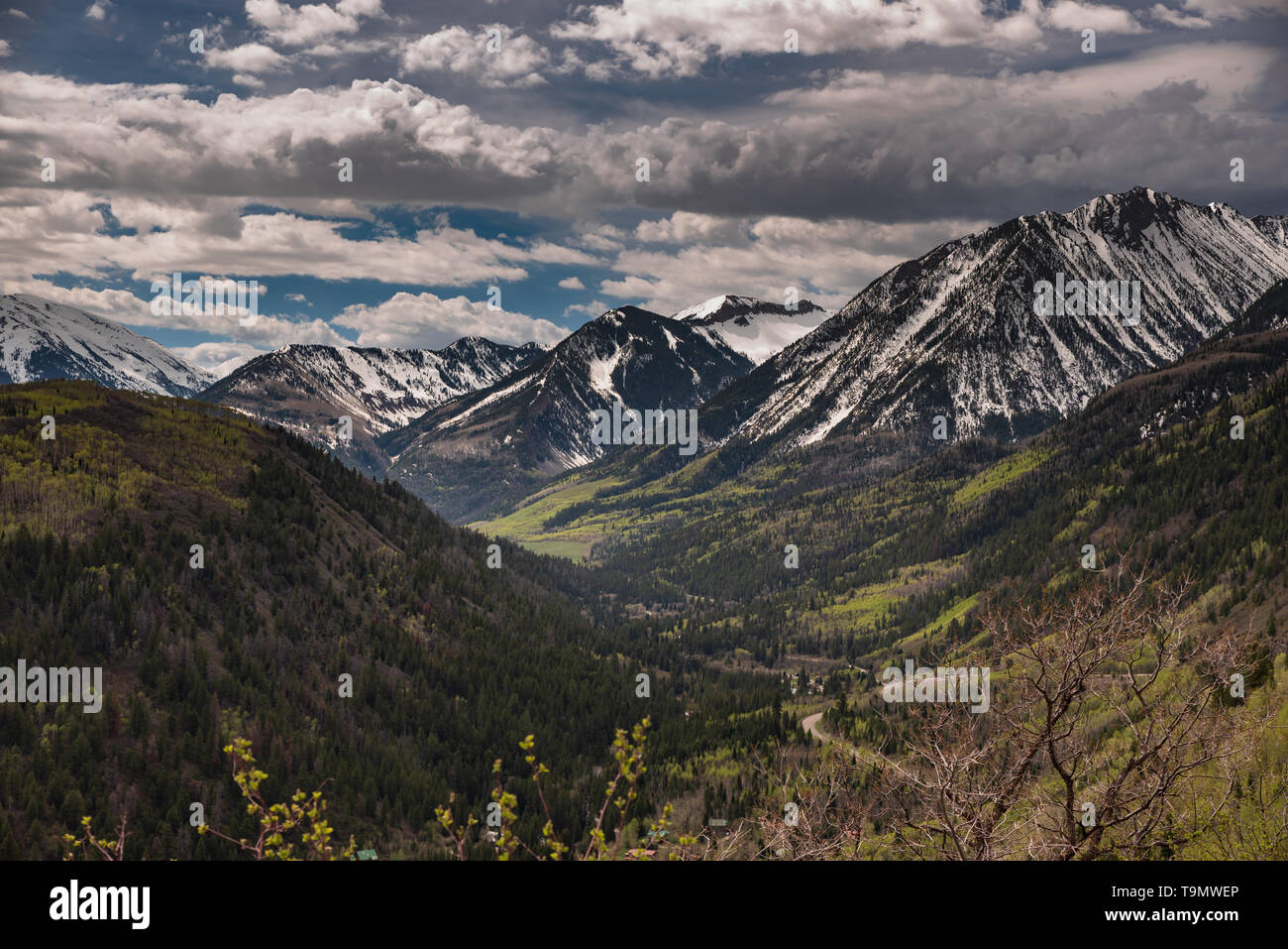 Crystal River Valley Stock Photo - Alamy