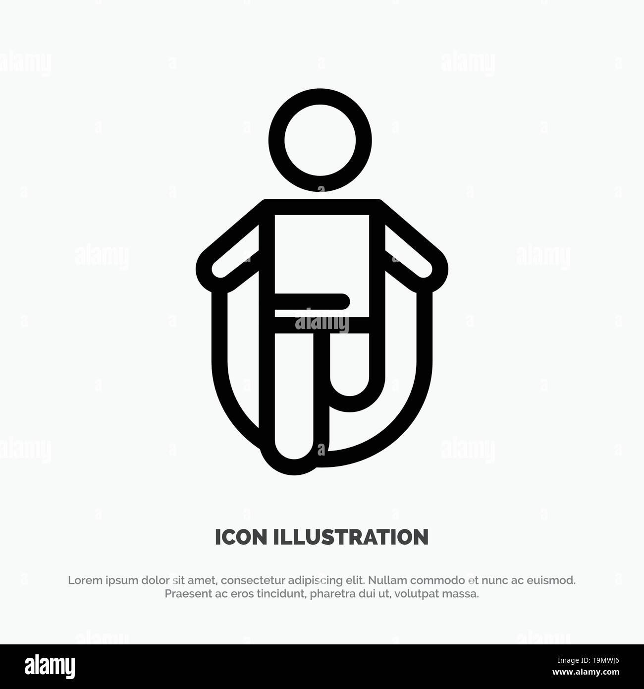 Skip skipping Stock Vector Images - Alamy