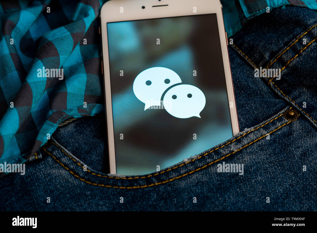 Wechat work icon hi-res stock photography and images - Alamy