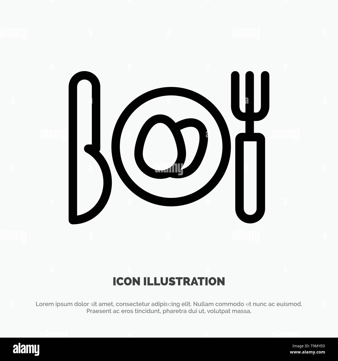 Eating easter egg Stock Vector Images - Alamy