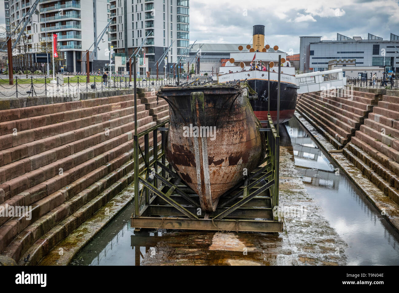 White Star Nomadic Ship in Belfast Stock Photo - Alamy