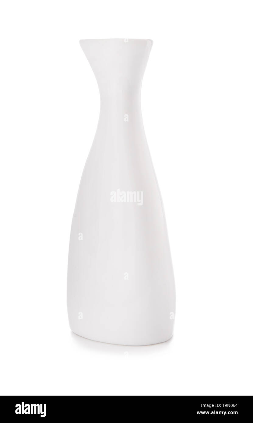 Beautiful vase on white background Stock Photo - Alamy