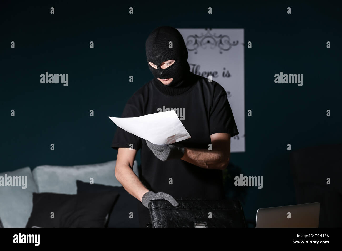 Searching for documents hi-res stock photography and images - Alamy