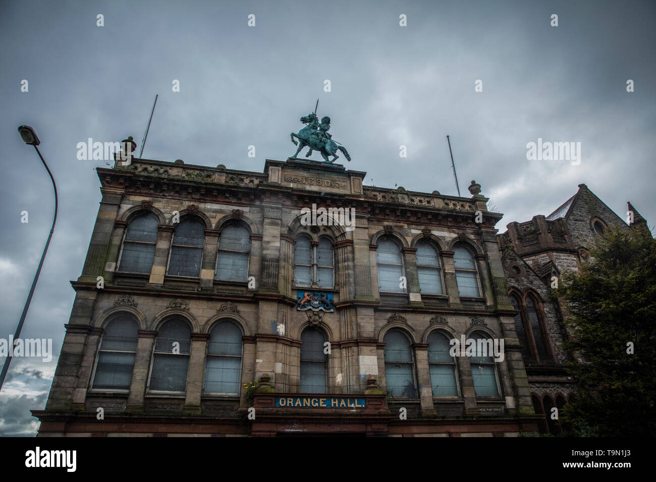 The Orange Hall in Belfast Stock Photo - Alamy