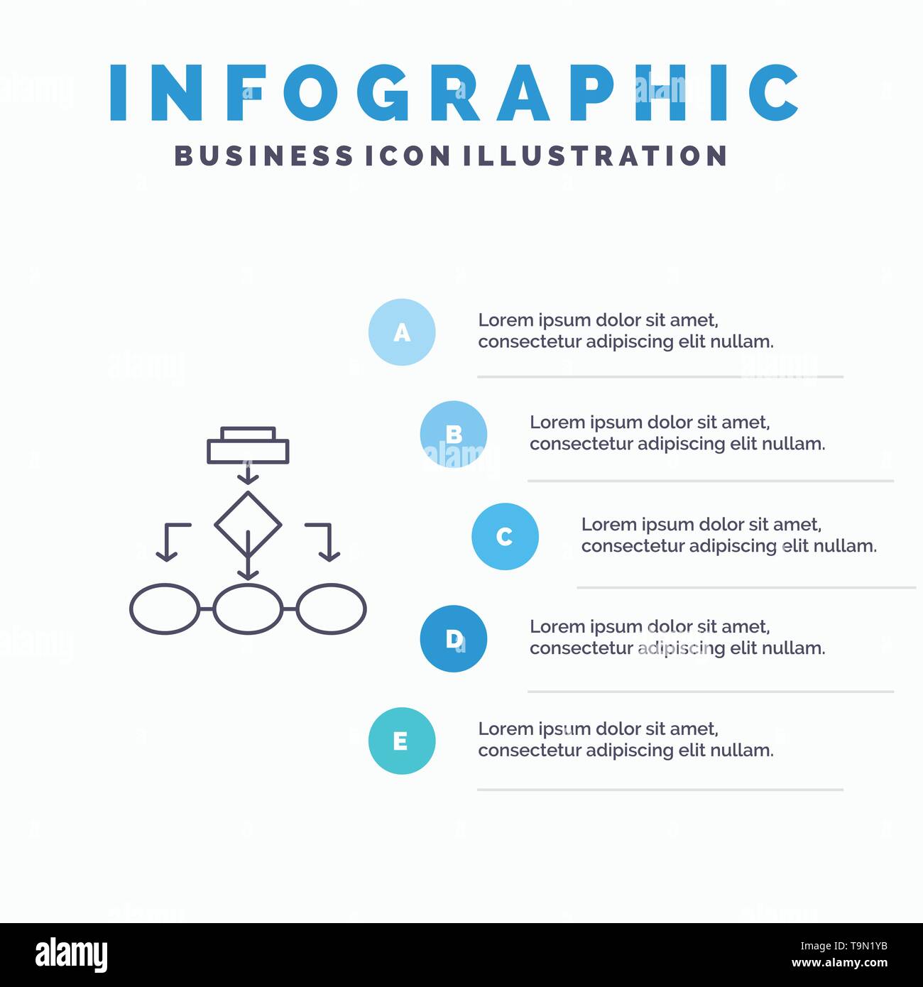 Logic model background Stock Vector Images - Alamy
