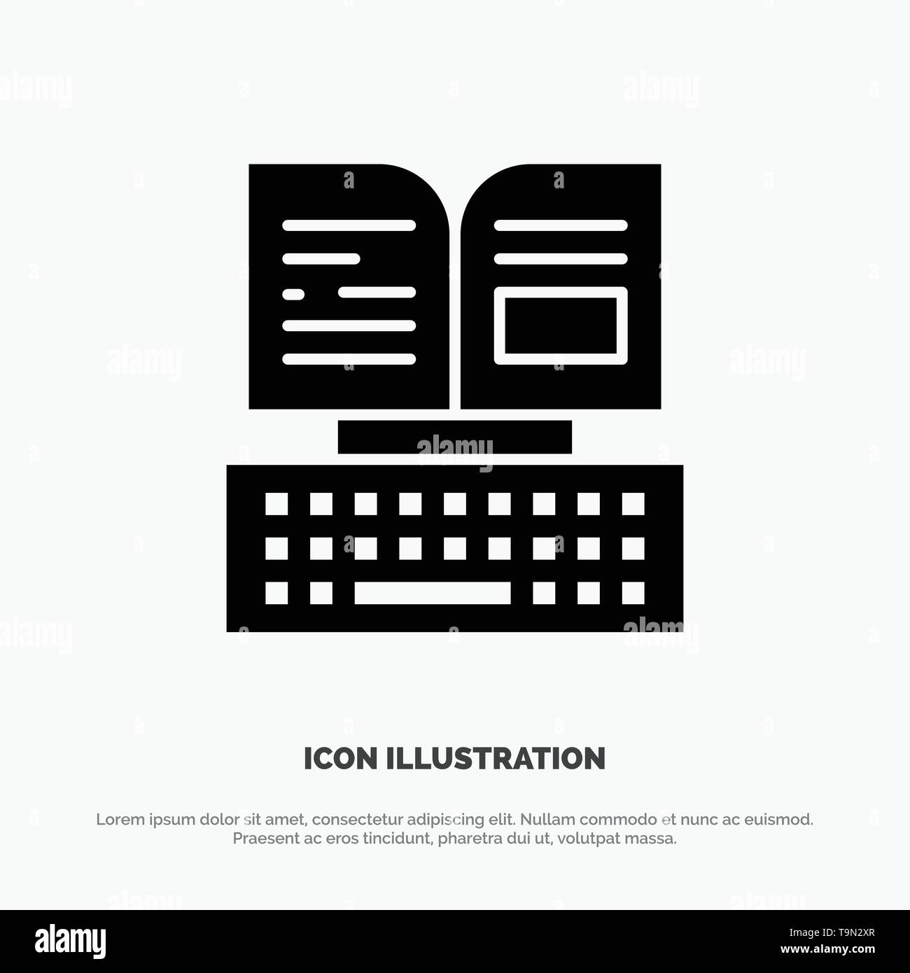 Facebook screen laptop Stock Vector Images - Alamy